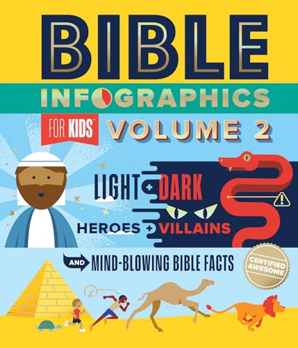 Bible Infographics for Kids Volume 2: Light and Dark, Heroes and Villa